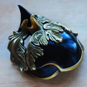 Bird Mask Black and Gold - Etsy