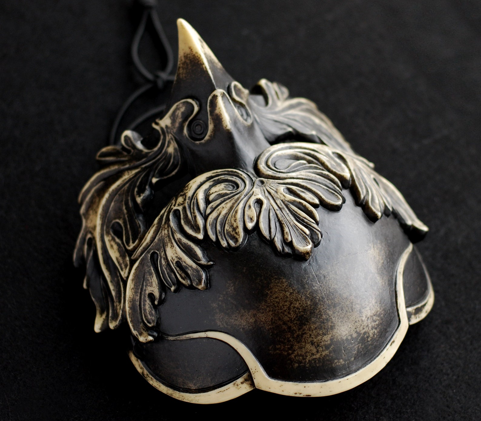 Bird Mask Dark Ivory - Etsy
