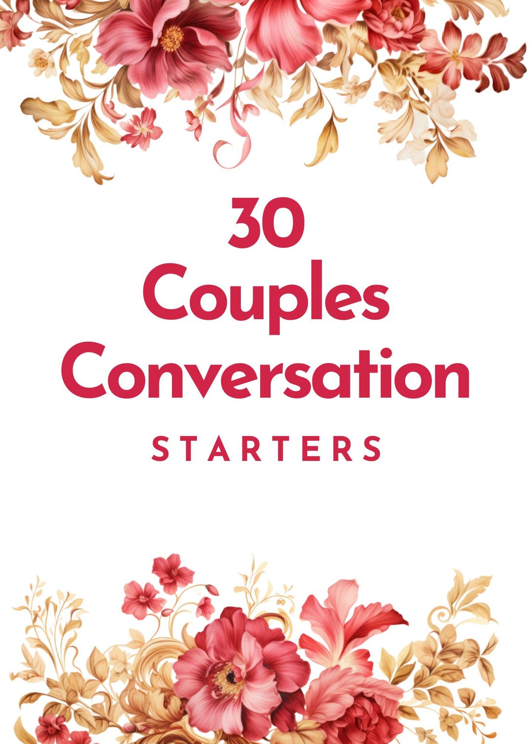 Printable Conversation Starters Cards, Couple Conversation Cards ...