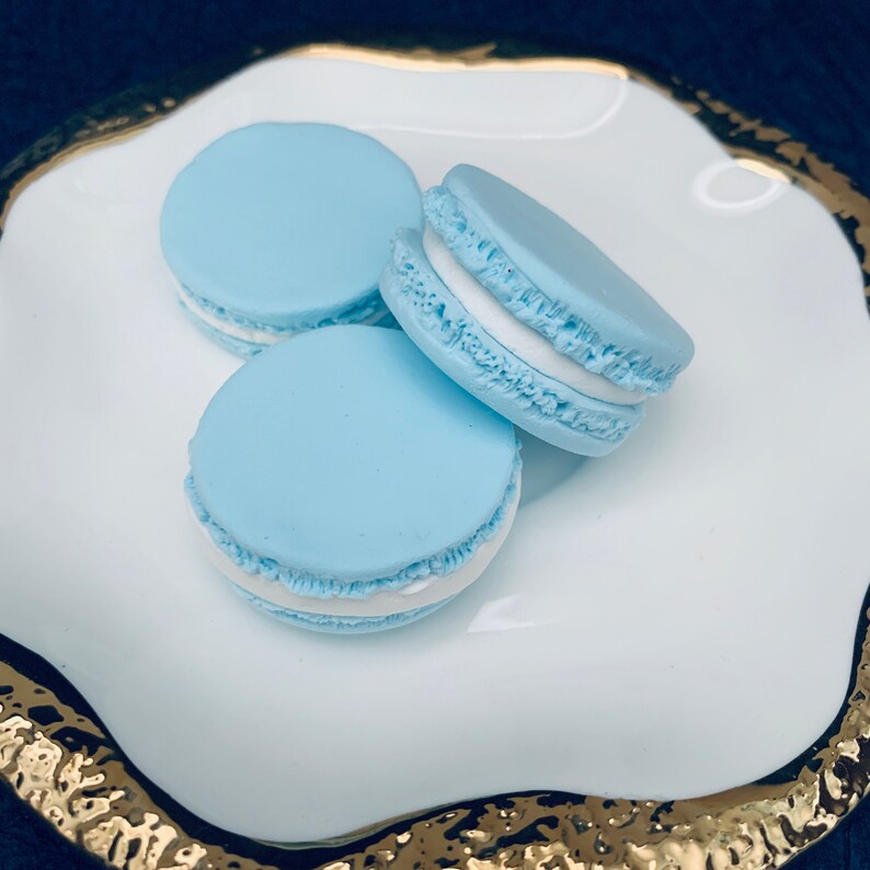 FAUX MACARON Set 3pc Fake Macarons Kitchen Decor Display1 - Etsy