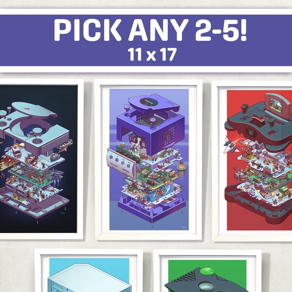 Video Game Posters - Etsy