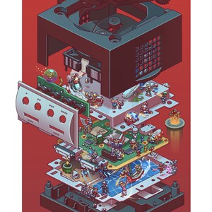 Gamecube Exploded - Etsy Canada