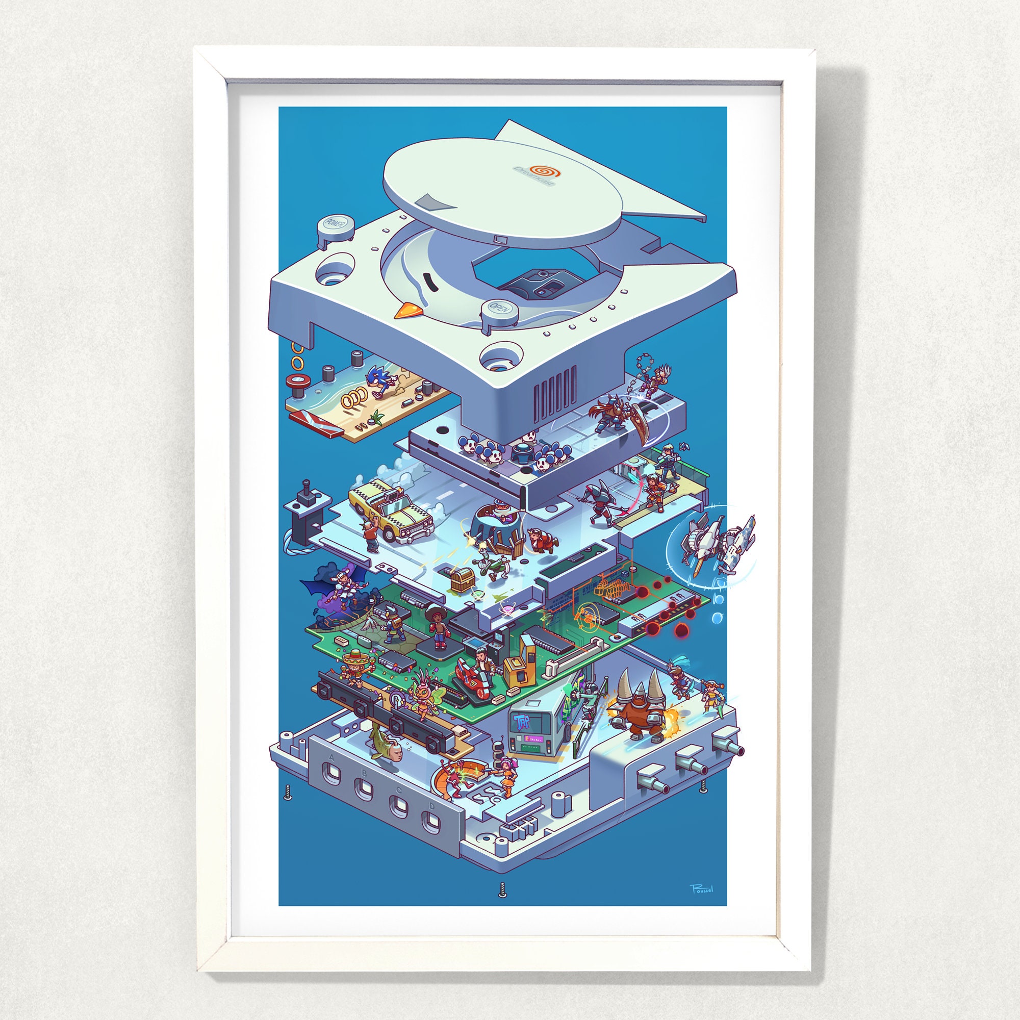 Dreamcast Exploded - Etsy