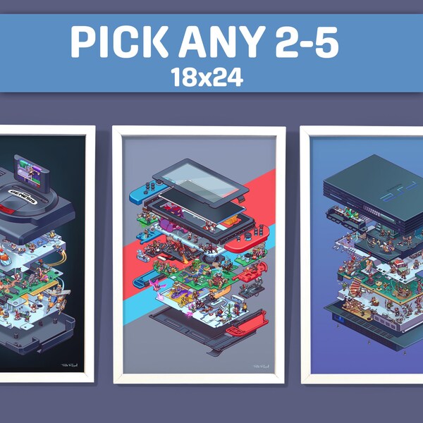 Video Game Posters - Etsy