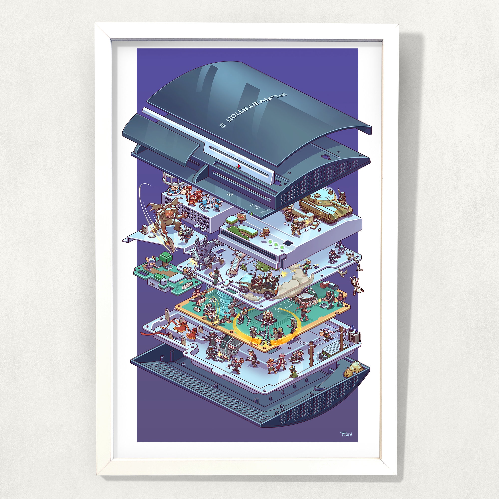 PS3 Exploded - Etsy