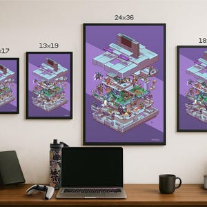 SNES Exploded Diagram: Retro Gaming Art Print - Etsy