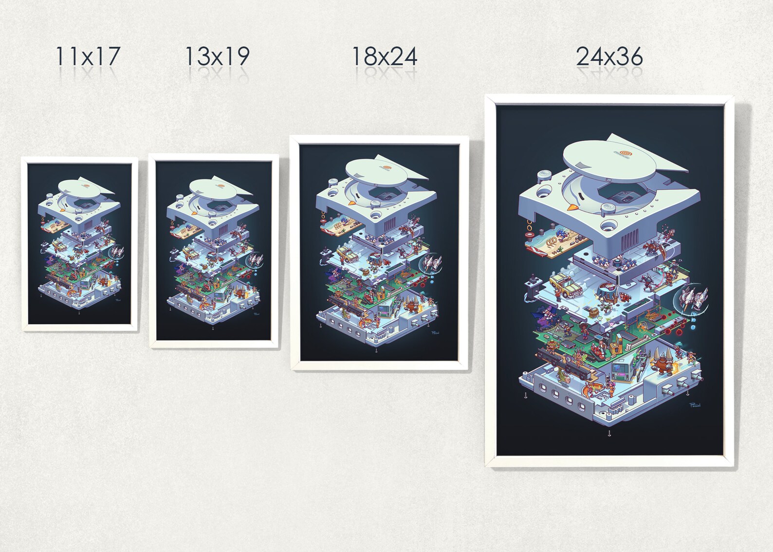 Dreamcast Exploded - Etsy