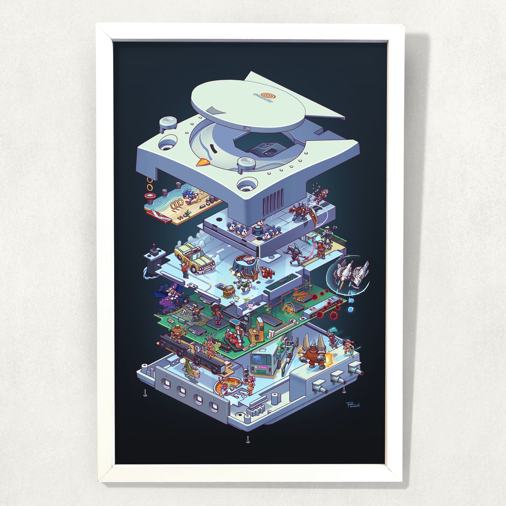 Dreamcast Exploded - Etsy