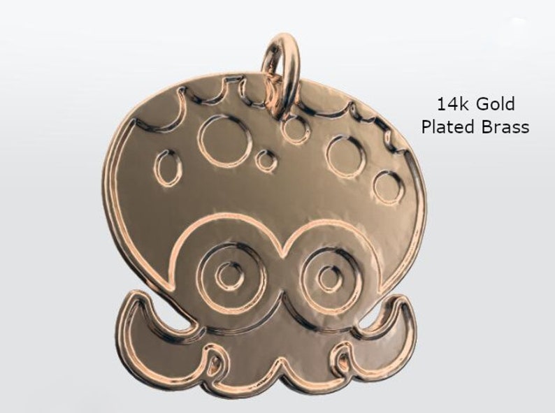 Splatoon Necklace Octoling Pendant - Etsy