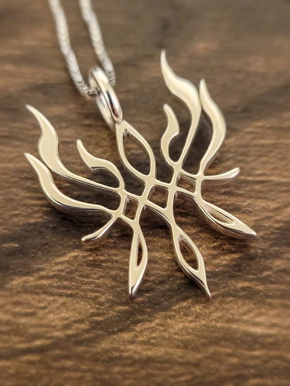 Fire Emblem: Three Houses Crest of Flames Pendant - Etsy