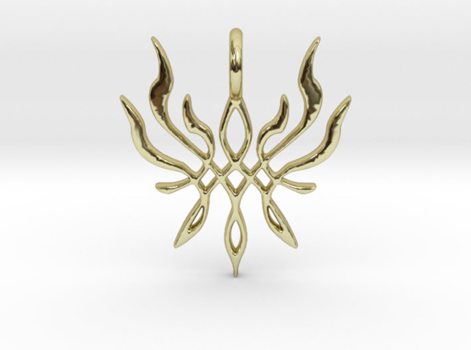 Fire Emblem: Three Houses Crest of Flames Pendant - Etsy Canada