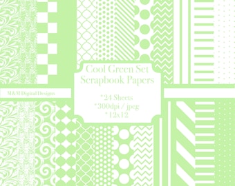 Green scrapbook | Etsy