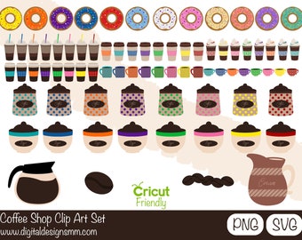 Donut Shop Clip Art - Etsy