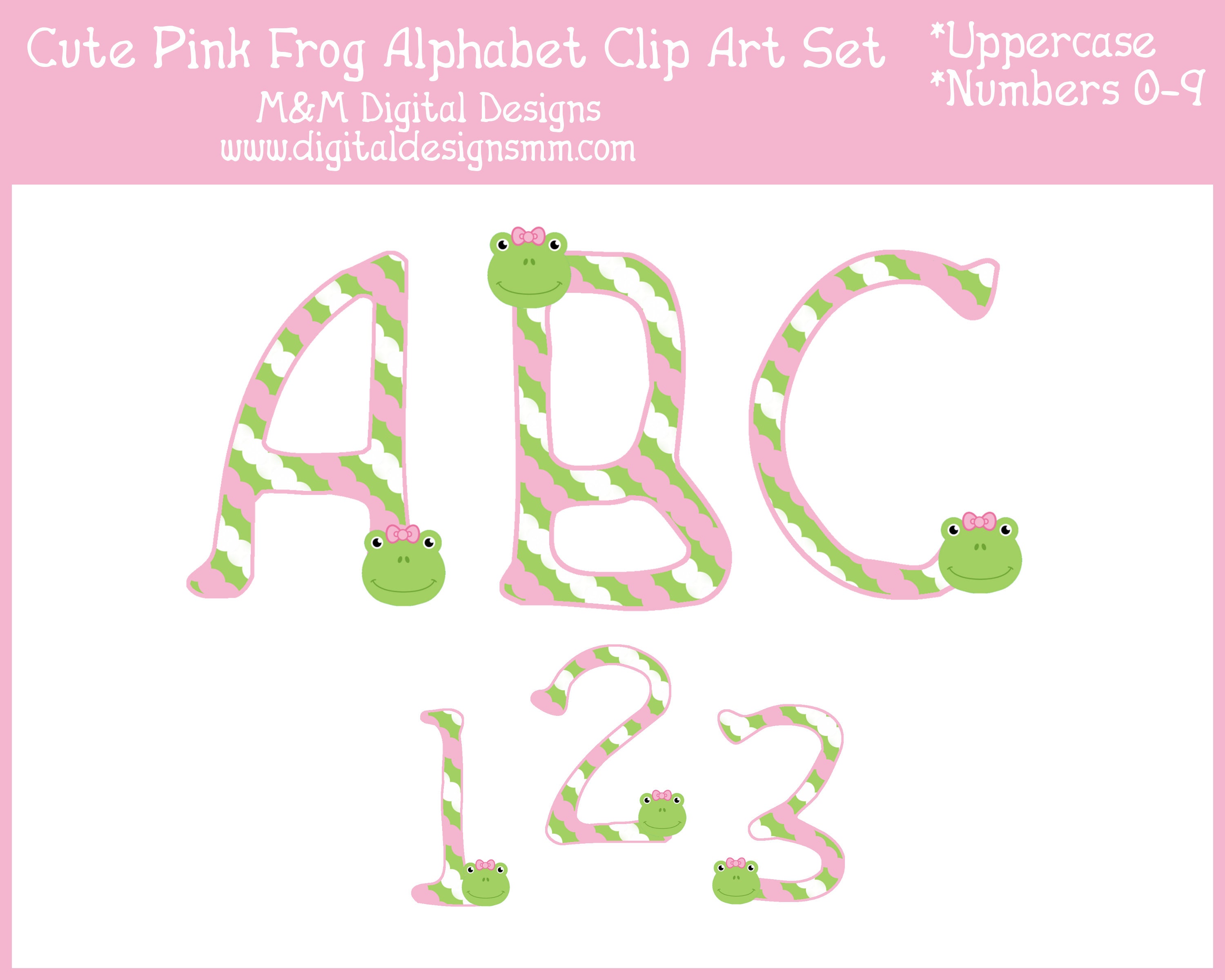 Scrapbooking Punctuation Clipart Pink Polka Dots Alphabet Clipart ...