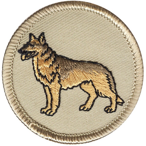 German Shepherd Embroidered Patches - Etsy