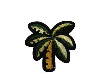 Tropical Palm Tree Badge, Palm Tree Iron-on Patch, Summer Badge, DIY ...