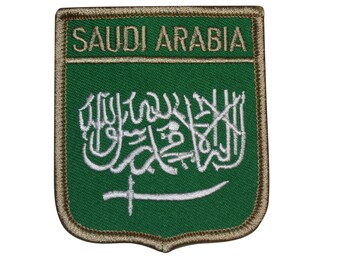 Saudi Arabia Flag Embroidered Patch - Etsy
