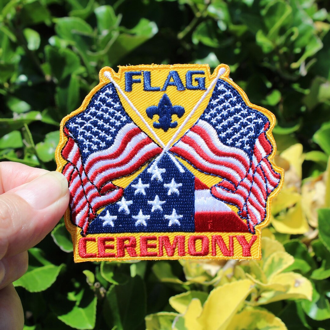 Flag Ceremony Officially Licensed BSA Boy Scouts Activity Patch - Etsy