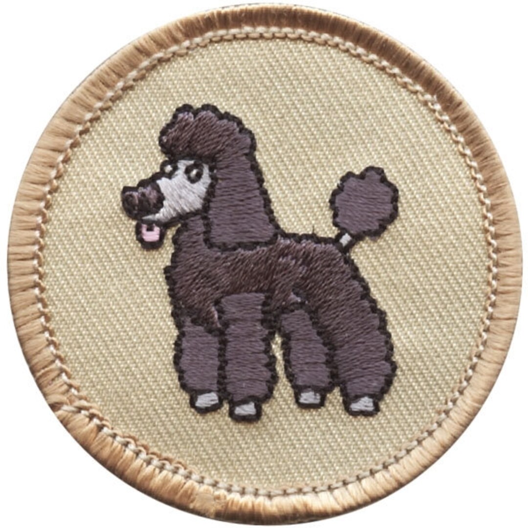 OFFICIAL Poodle Patrol Embroidered Sew on Patch Boys Scouts - Etsy