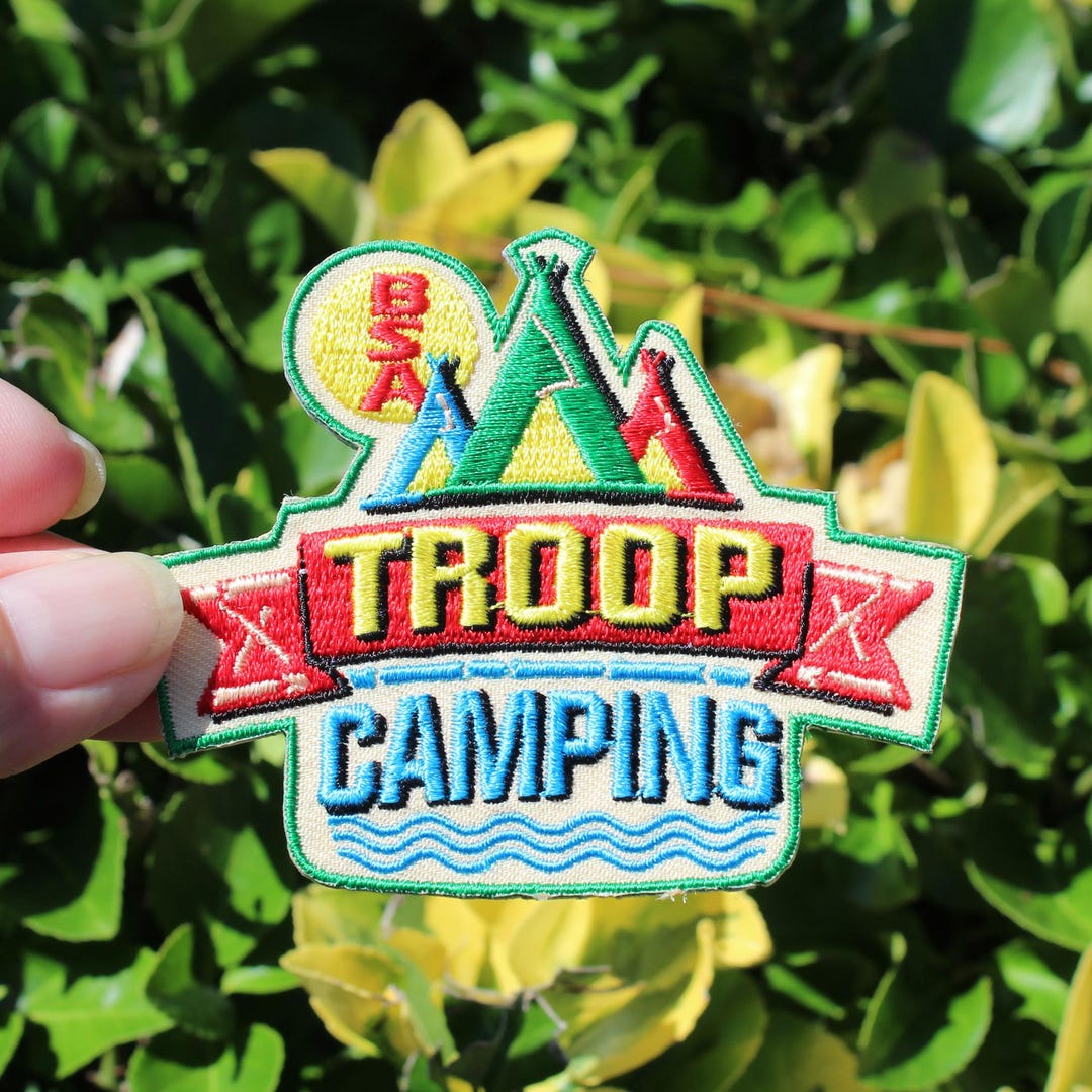 Troop Camping Officially Licensed BSA Boy Scouts Activity Patch - Etsy
