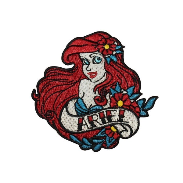 Little Mermaid Embroidered Iron on Patches - Etsy