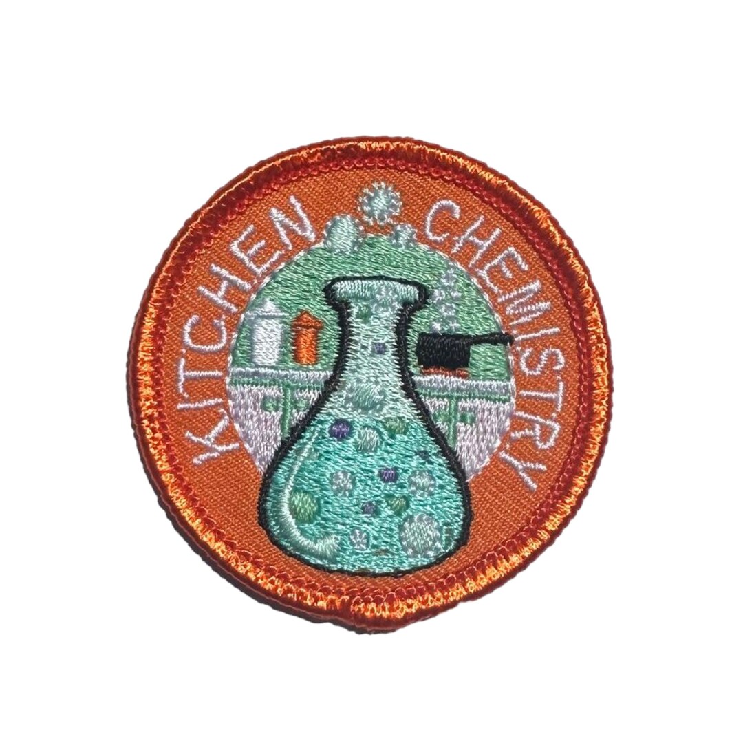 Kitchen Chemistry Embroidered Iron on Patch Cooking Baking Chef - Etsy