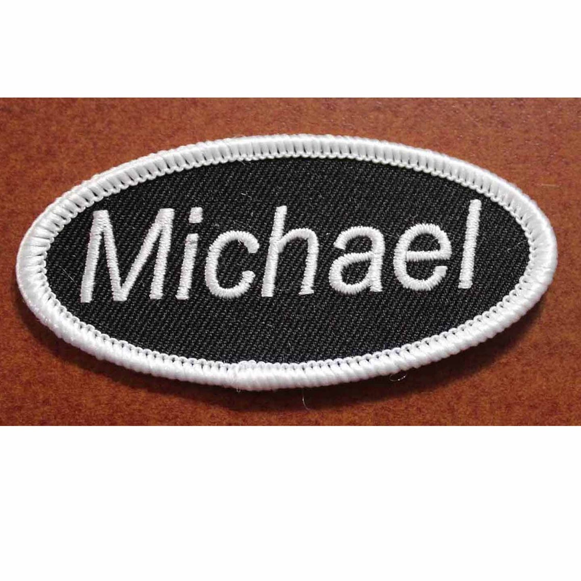 Michael Name Tag Iron on Patch 3 INCH for Uniform Work Shirt | Etsy