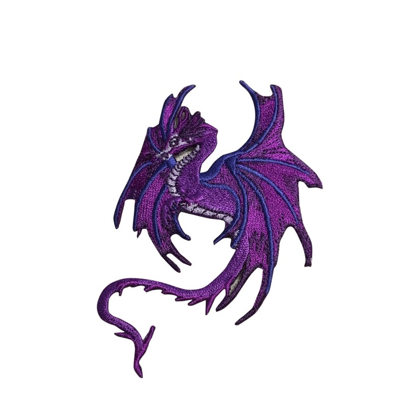 Purple Dragon Fabric - Etsy