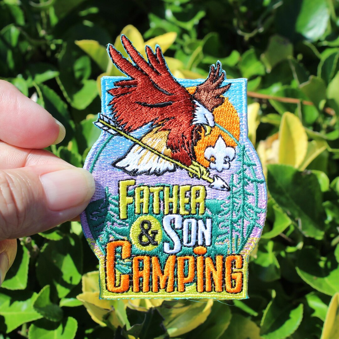 Father Son Camping Officially Licensed BSA Boy Scouts Activity Patch - Etsy