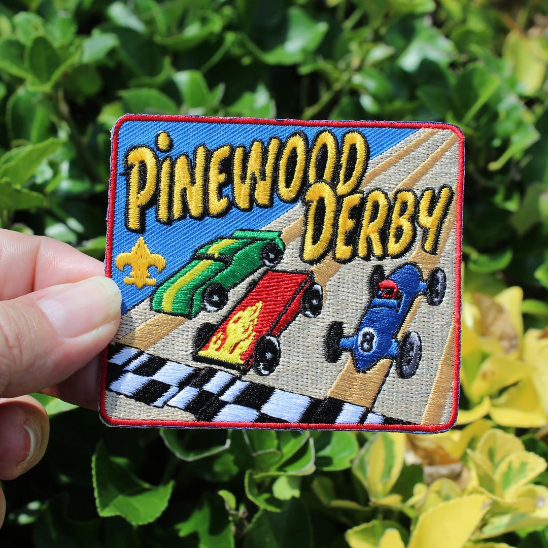 Pinewood Derby Officially Licensed BSA Boy Scouts Embroidered Activity ...