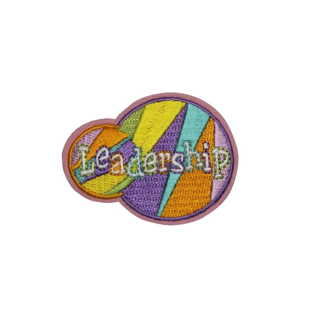 Leadership Embroidered Iron on Patch Leader Troop Fun Boys Girls 131-T ...