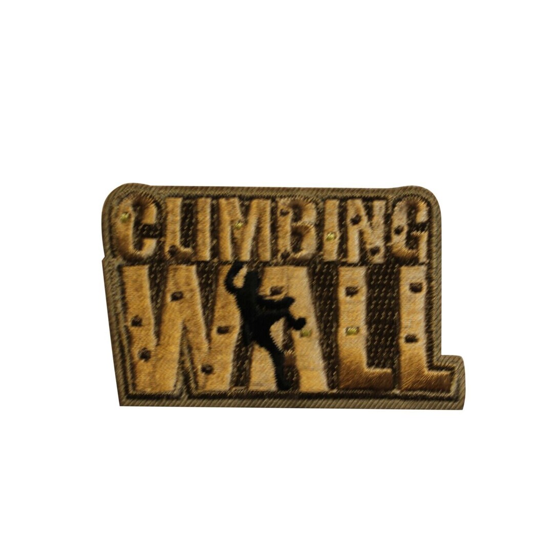 Wall Climbing Embroidered Iron on Patch Rock Climbing Kids Boys Girls ...