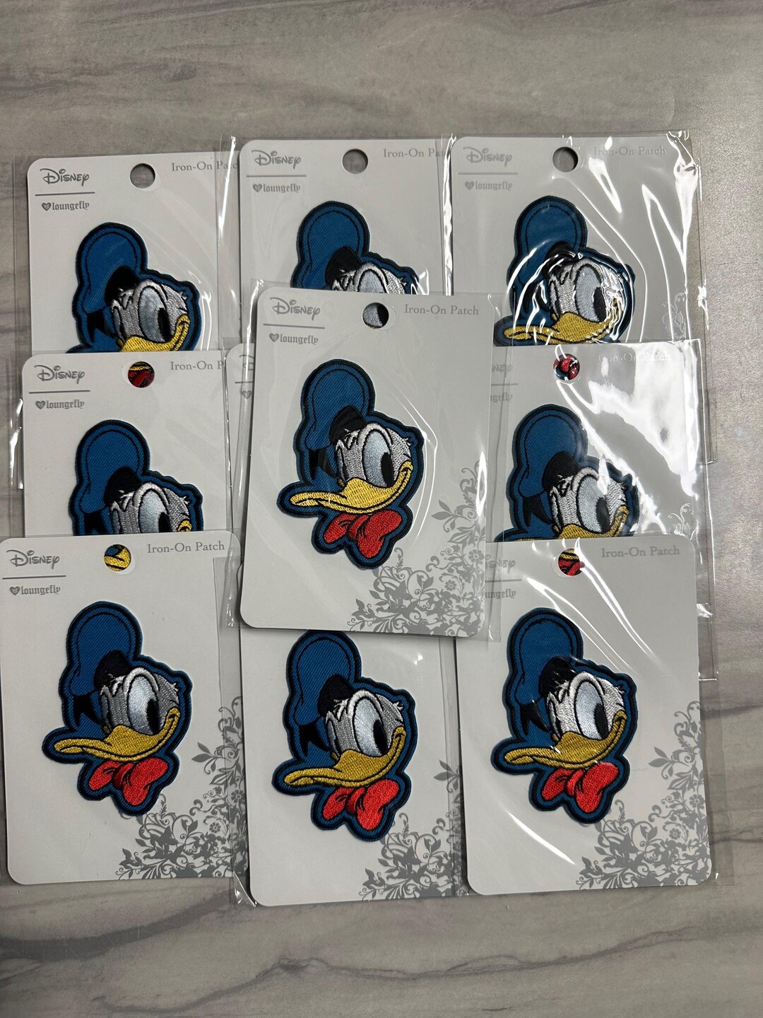 Wholesale Lot of 10 Disney Donald Duck Embroidered Iron on Patches ...