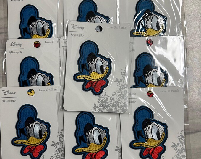 Wholesale Lot of 10 Disney Donald Duck Embroidered Iron on Patches ...