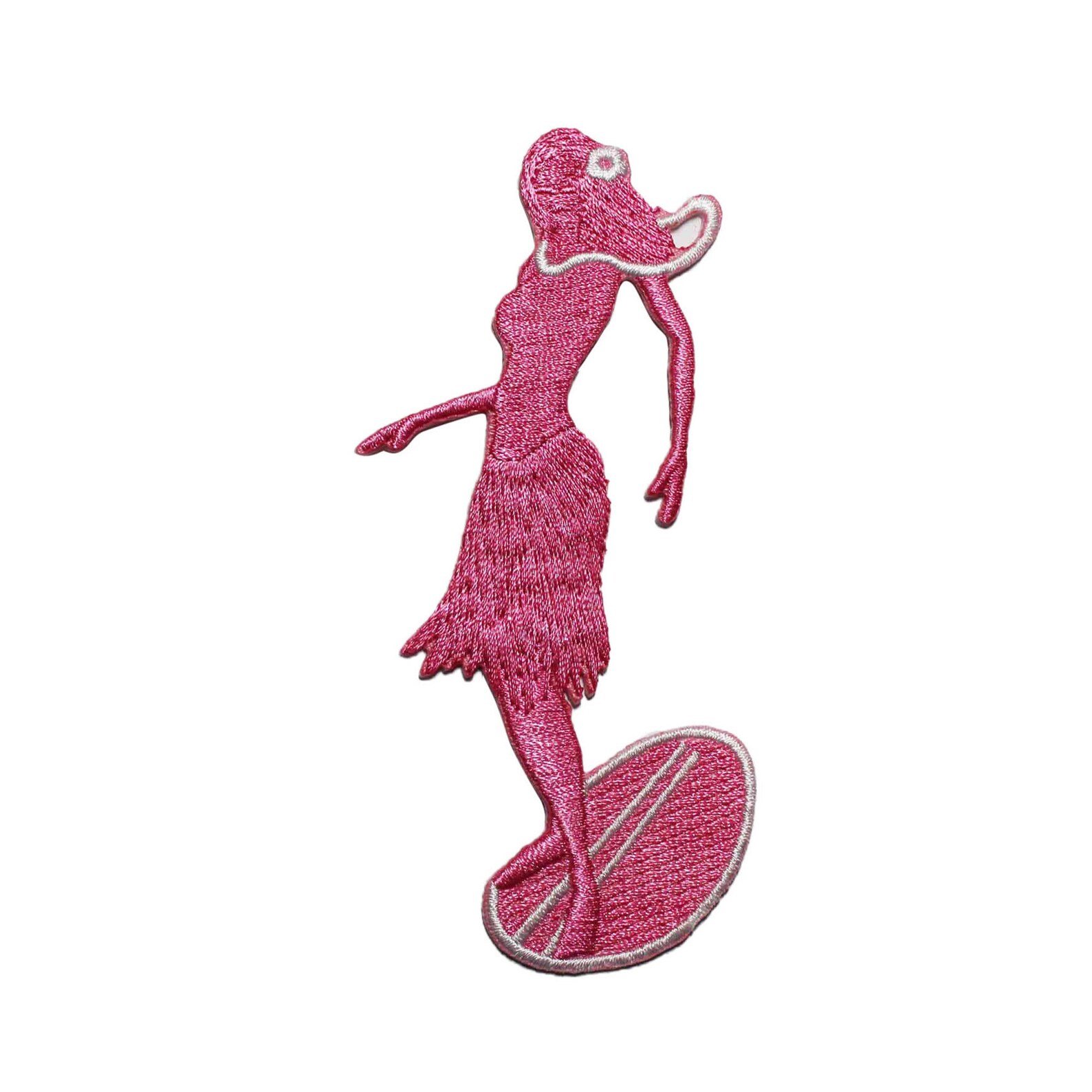 Pink Surfer Girl Embroidered Iron On Patch Surfing Hawaii | Etsy