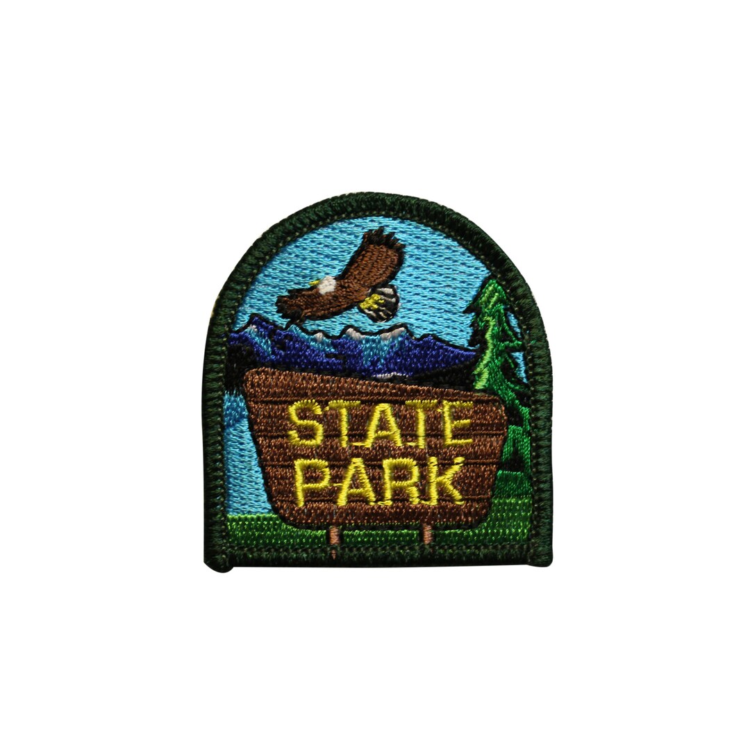State Park Embroidered Iron on Patch National Area Georgia US - Etsy