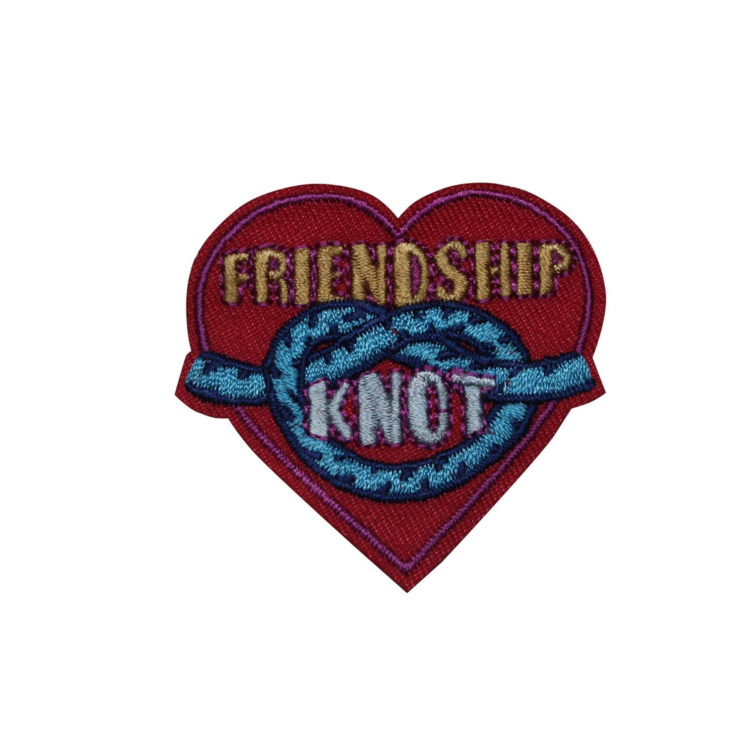Friendship Knot Embroidered Iron on Patch Boys Girls Kids Scouts 127-I ...