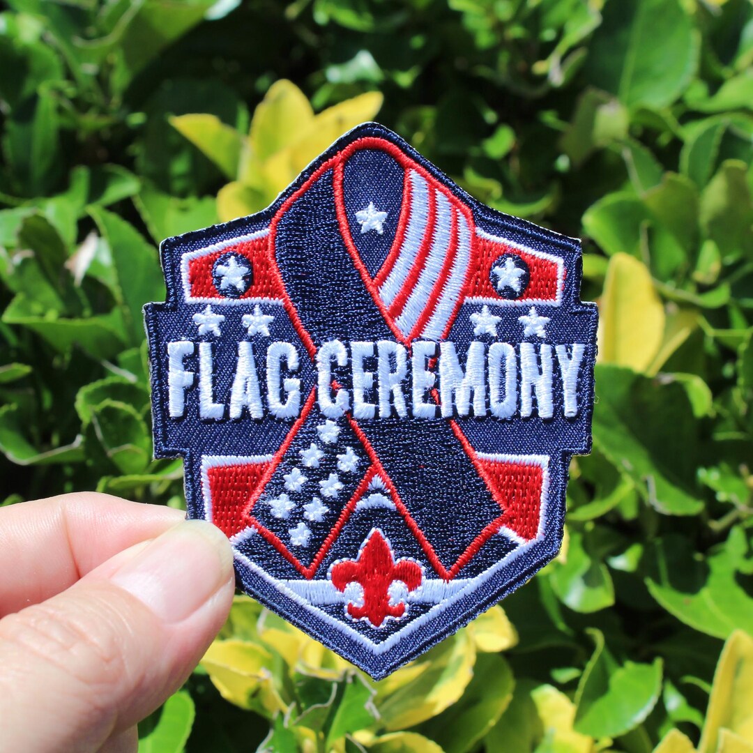 Flag Ceremony Officially Licensed BSA Boy Scouts Activity Patch - Etsy