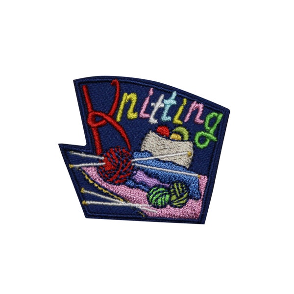 Knitting Patch - Etsy