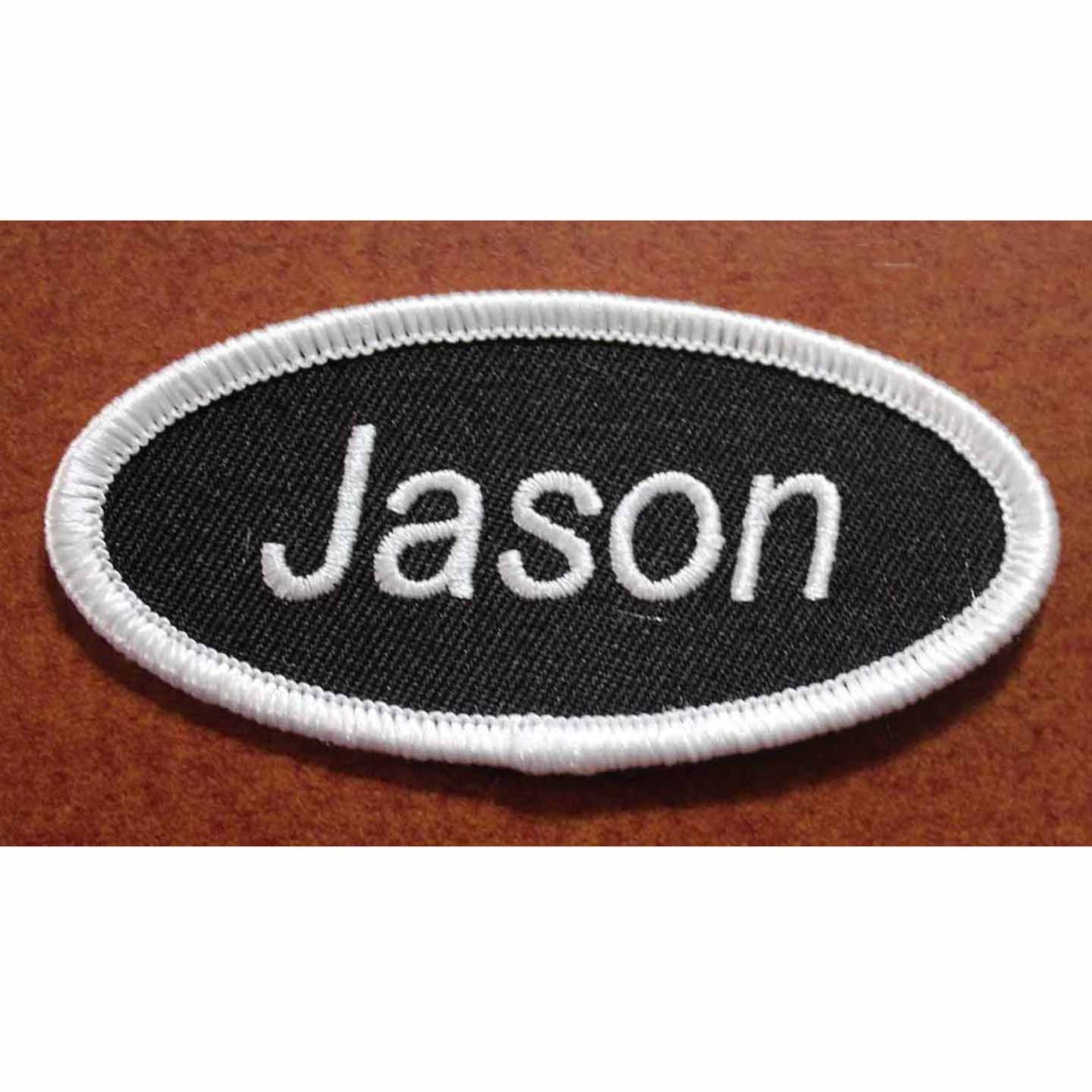 Jason Name Tag Iron on Patch 3 INCH for Uniform Work Shirt | Etsy