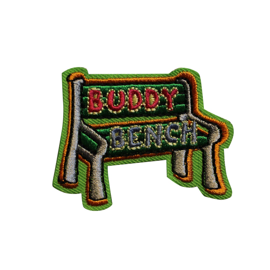 Buddy Bench Embroidered Iron on Patch Boys Girls Kids Scouts - Etsy