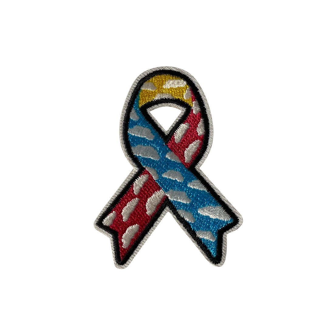 CDH Congenital Diaphragmatic Hernia Awareness Ribbon Embroidered Iron ...