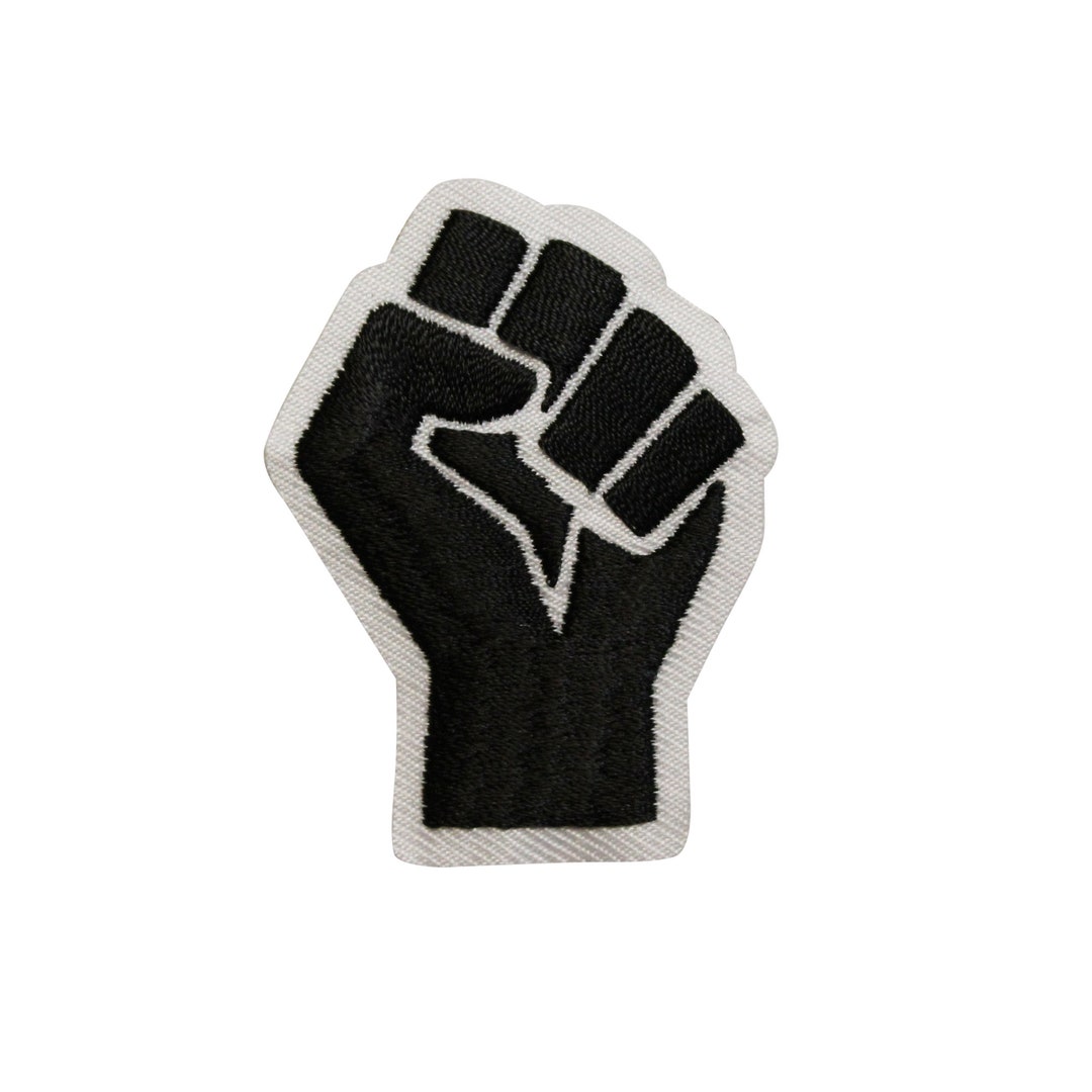 Black Power Fist Embroidered Iron on Patch Black Lives Matter 2 INCH - Etsy