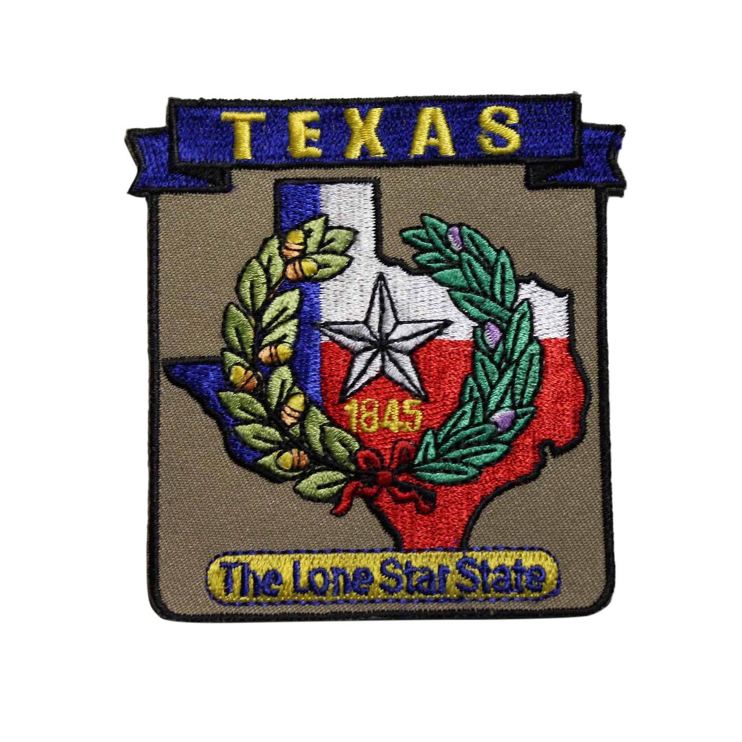 State of Texas Embroidered Iron on Patch Travel Souvenir Flag TX - Etsy