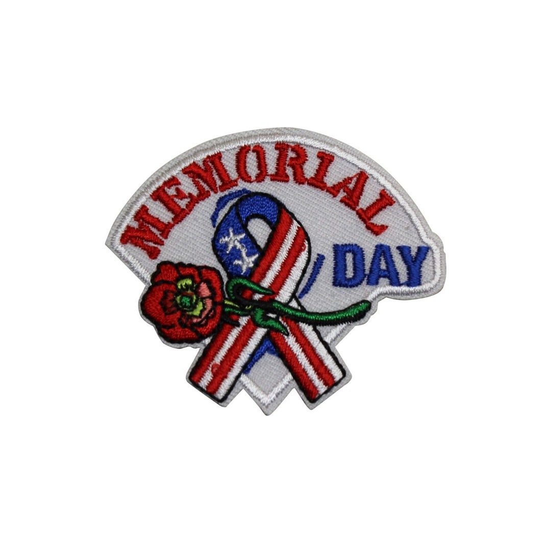Memorial Dayembroidered Iron on Patch Military Holiday Fun - Etsy