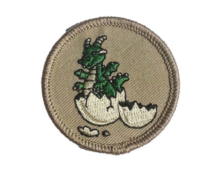 OFFICIAL Hatching Dragon Patrol Embroidered Sew on Patch Boys Scouts of America BSA - Etsy
