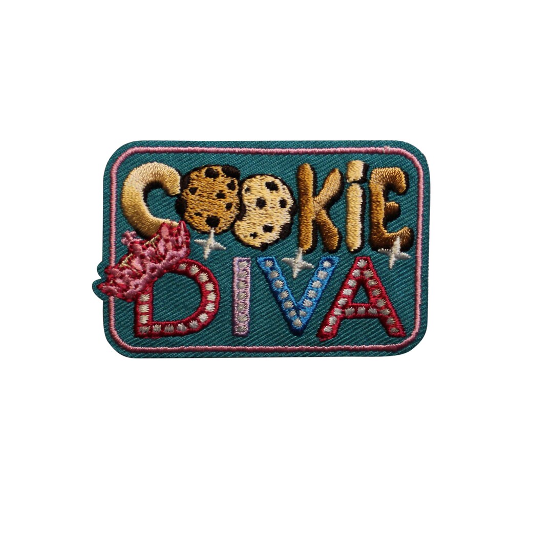 Cookie Diva Embroidered Iron on Patch Scouts - Etsy