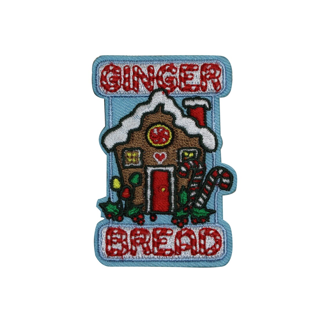 Gingerbread House Embroidered Iron on Patch Christmas Xmas Holiday - Etsy
