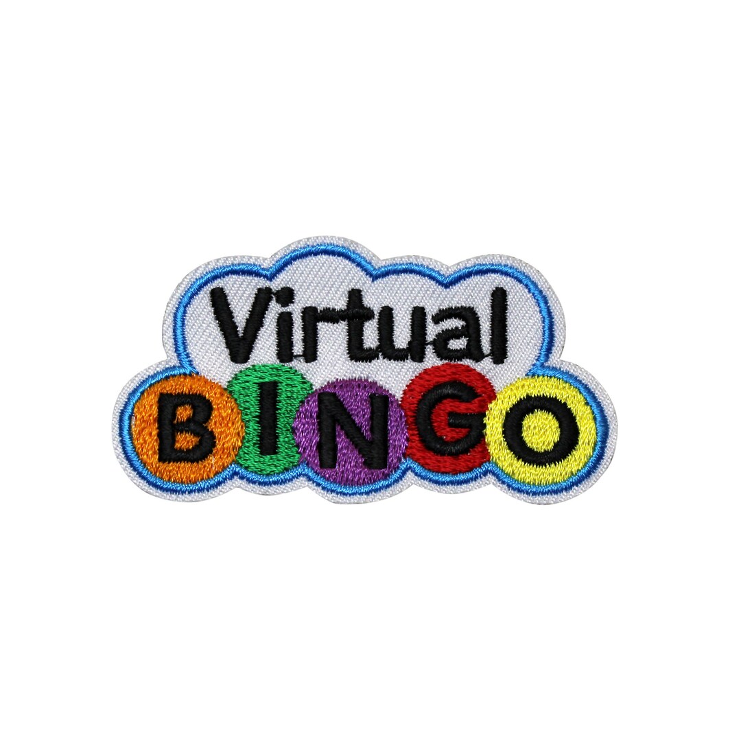 Virtual BINGO Embroidered Iron on Patch - Etsy