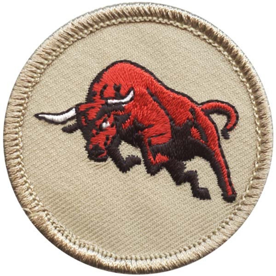 OFFICIAL Red Bull Patrol Embroidered Sew on Patch Boys Scouts of ...